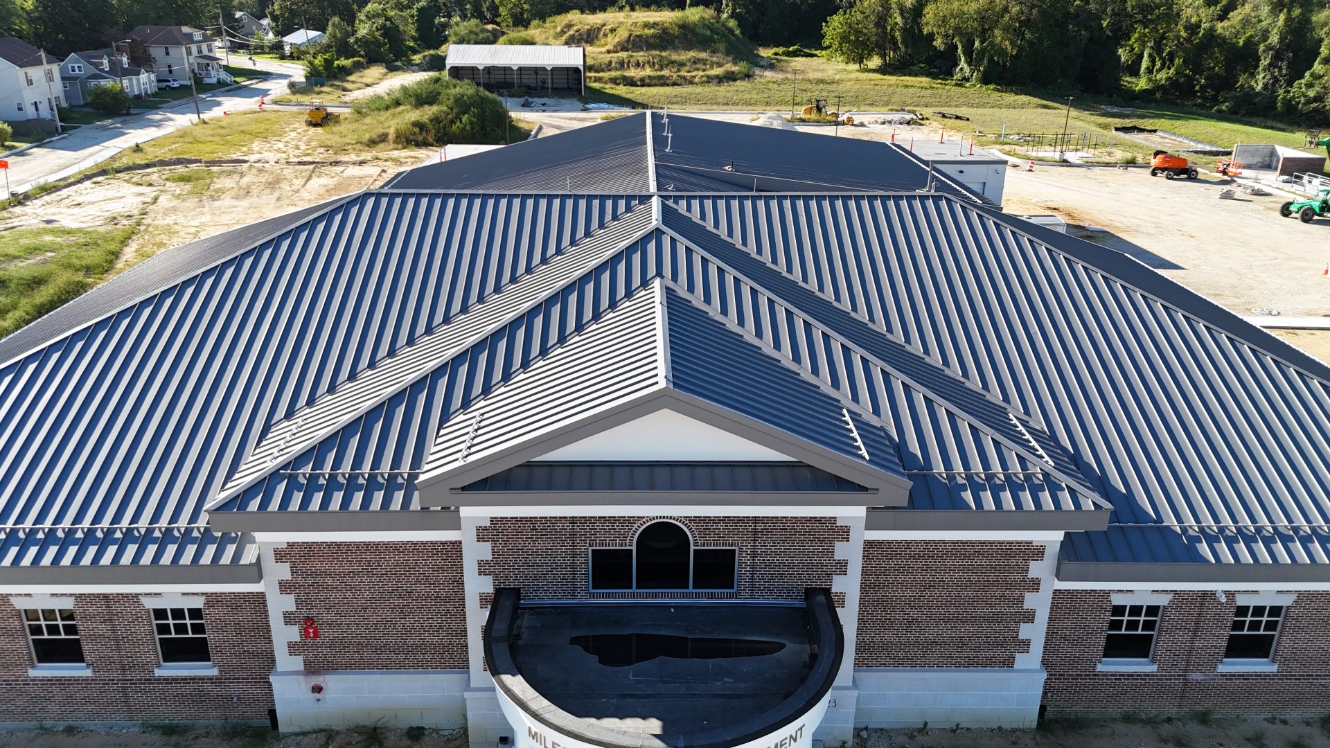 Gallery of Metal Roofing at Police Department - 2
