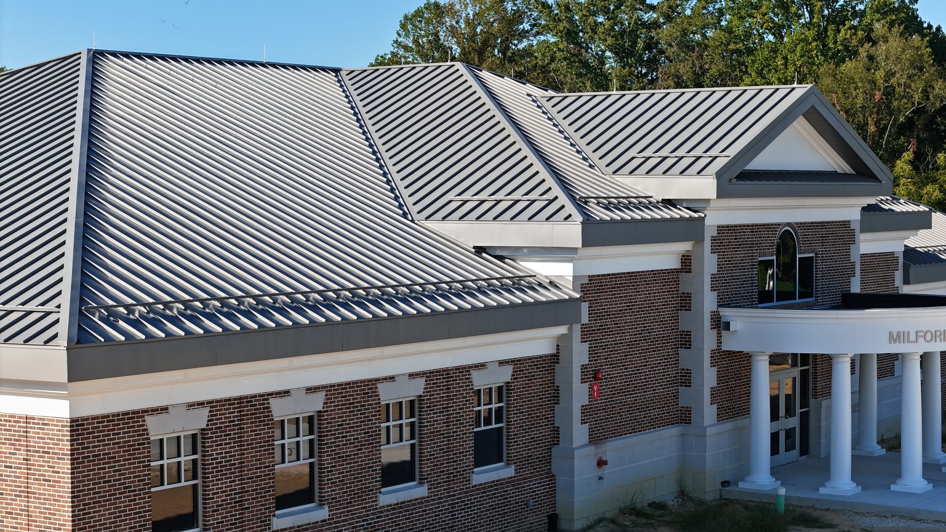 Gallery of Metal Roofing at Police Department - 1