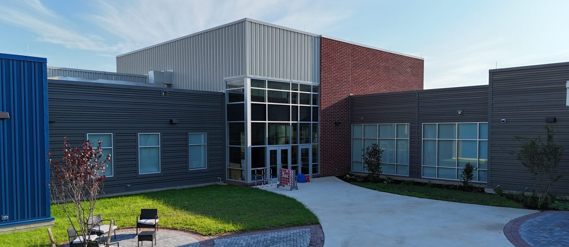 Metalic Wall Panels at Howard T Ennis School from Fabral