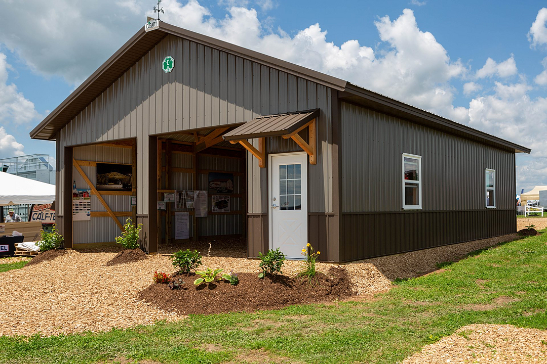 Metalic Paneling Barn at Farm Festival from Fabral