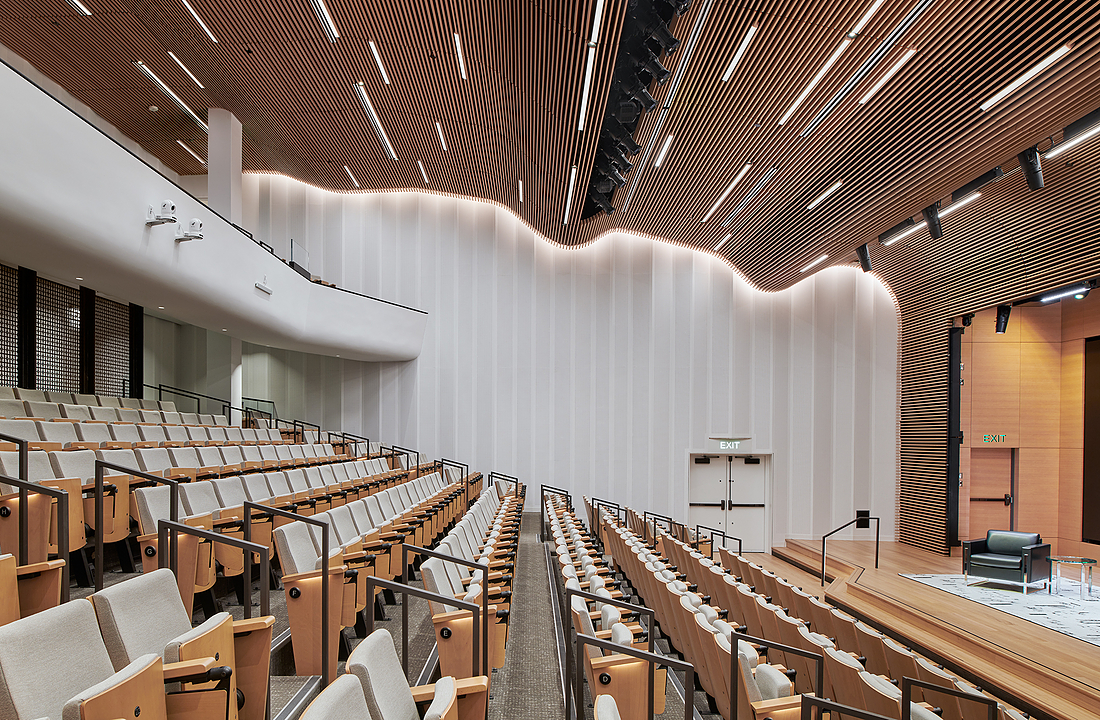Auditorium Seating in Law School Auditorium from Figueras Seating