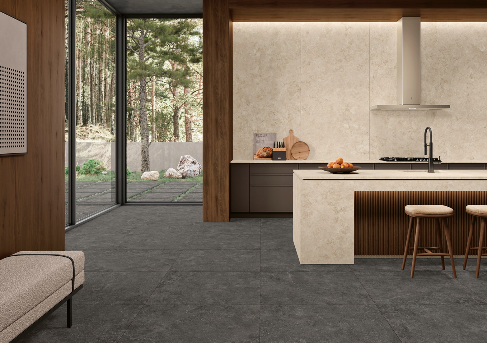 Gallery of Laminated Porcelain Stoneware - Linea Evolution - 1