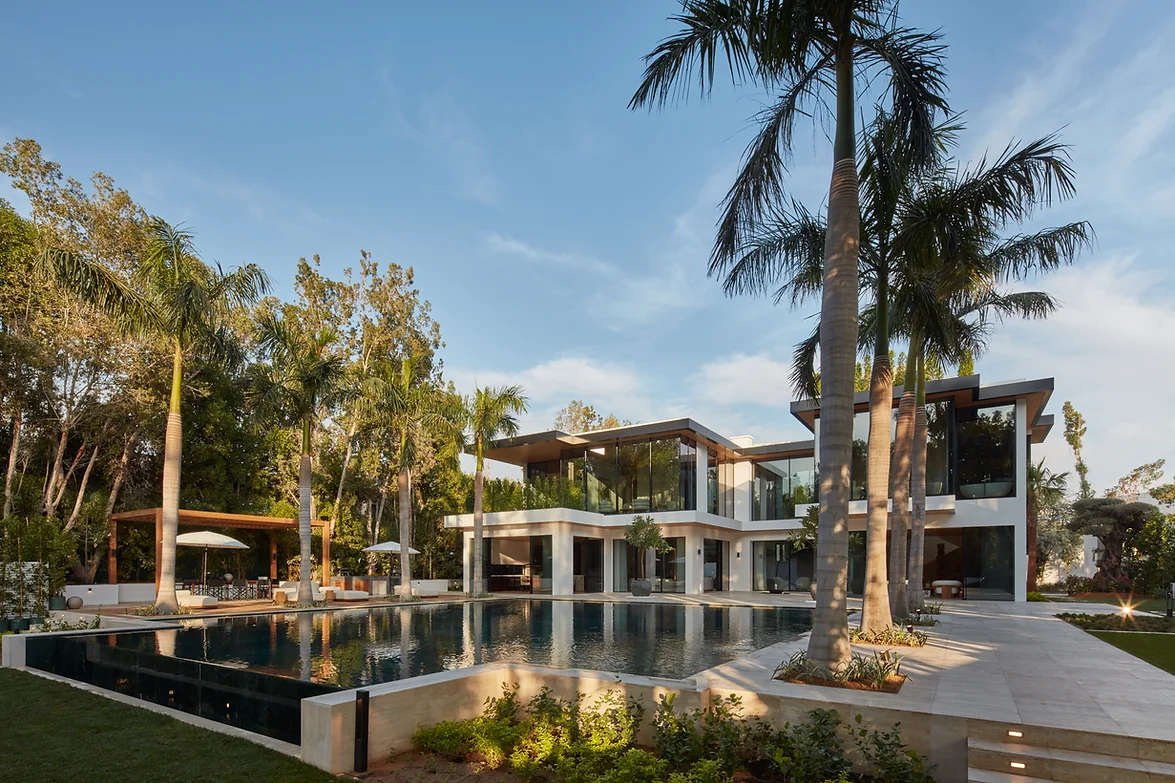 Sliding Systems in Al Barari Villas from Motion Facades