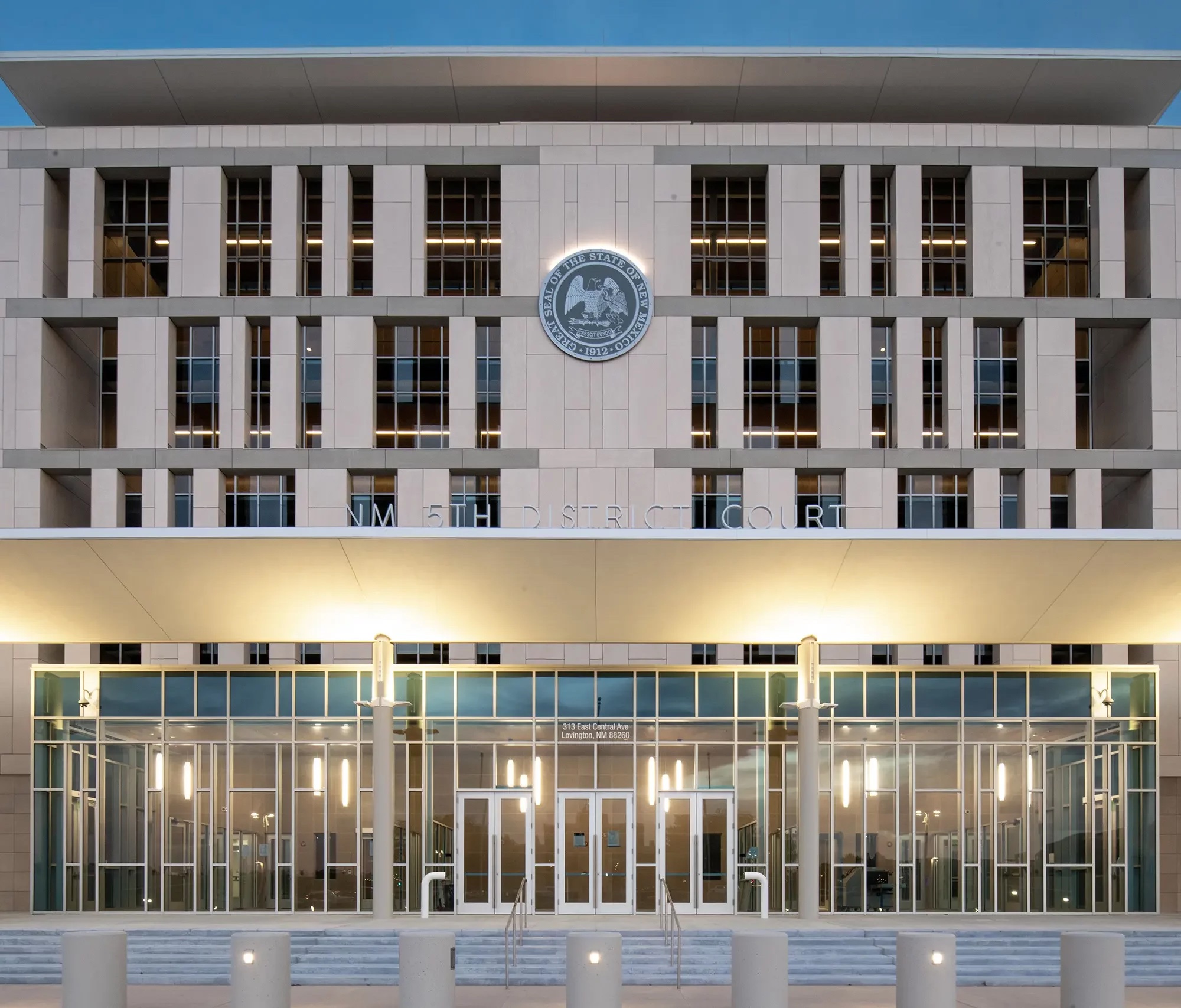 Gallery of Fiber Cement Panels at Lea County Courthouse - 4