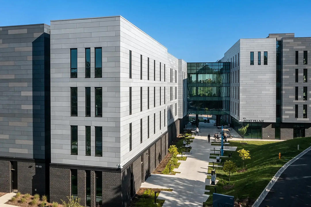 Fiber Cement Panels at UNC School of the Arts from American Fiber Cement