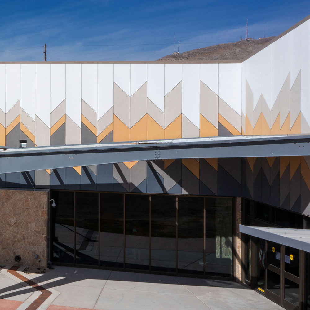 Gallery of Fiber Cement Panel at Recreation Center & Library - 3