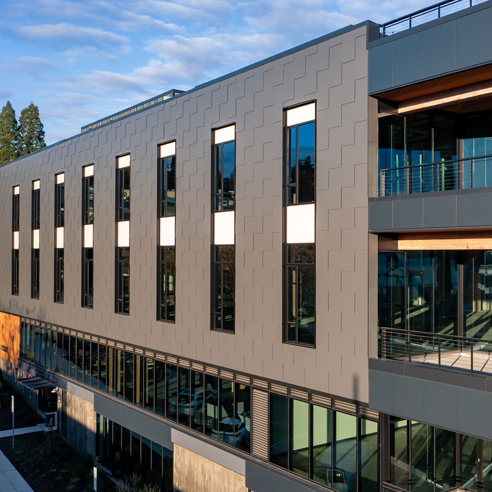 Gallery of Matte Fiber Cement Panel at Office Building - 6