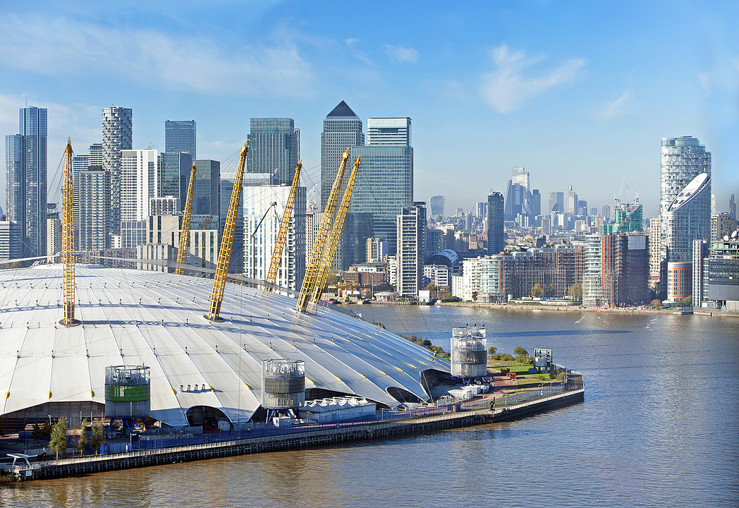 Self-adhesive Roofing Membrane at The O2 Arena from Elevate EMEA