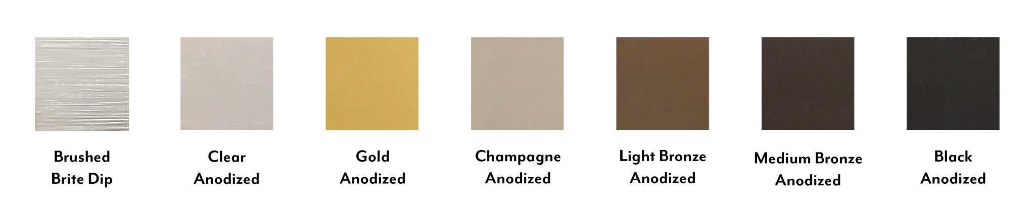 Finishes for Aluminum Trims from Flannery Inc.