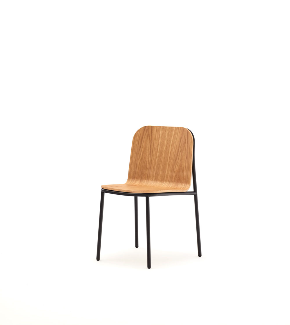 Gallery of Wood and Steel Chairs | SHELL - 27