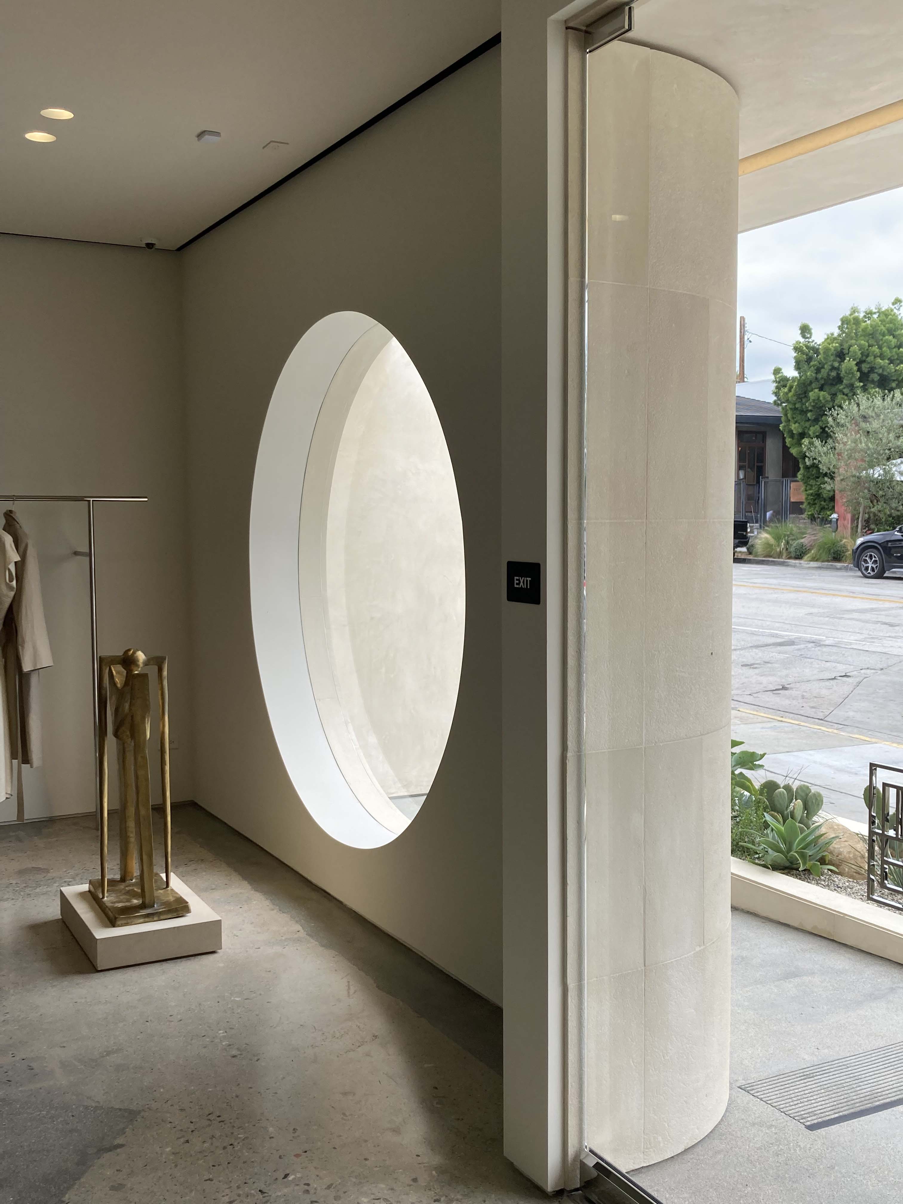 Gallery of Limestone Cladding at Toteme Shop - 5