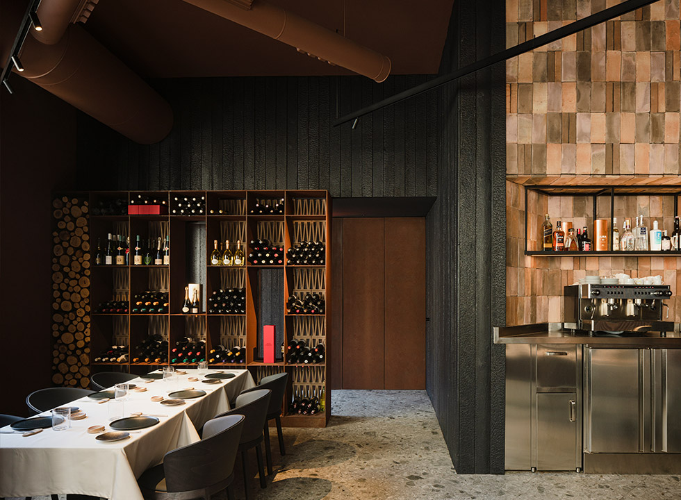 Gallery of Track Lights at Flama Restaurant - 5