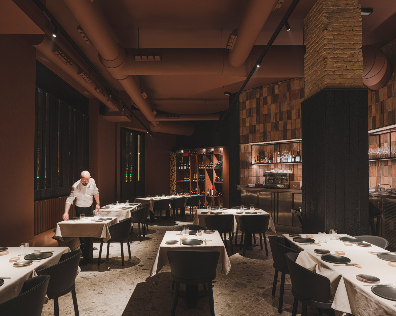 Gallery of Track Lights at Flama Restaurant - 3