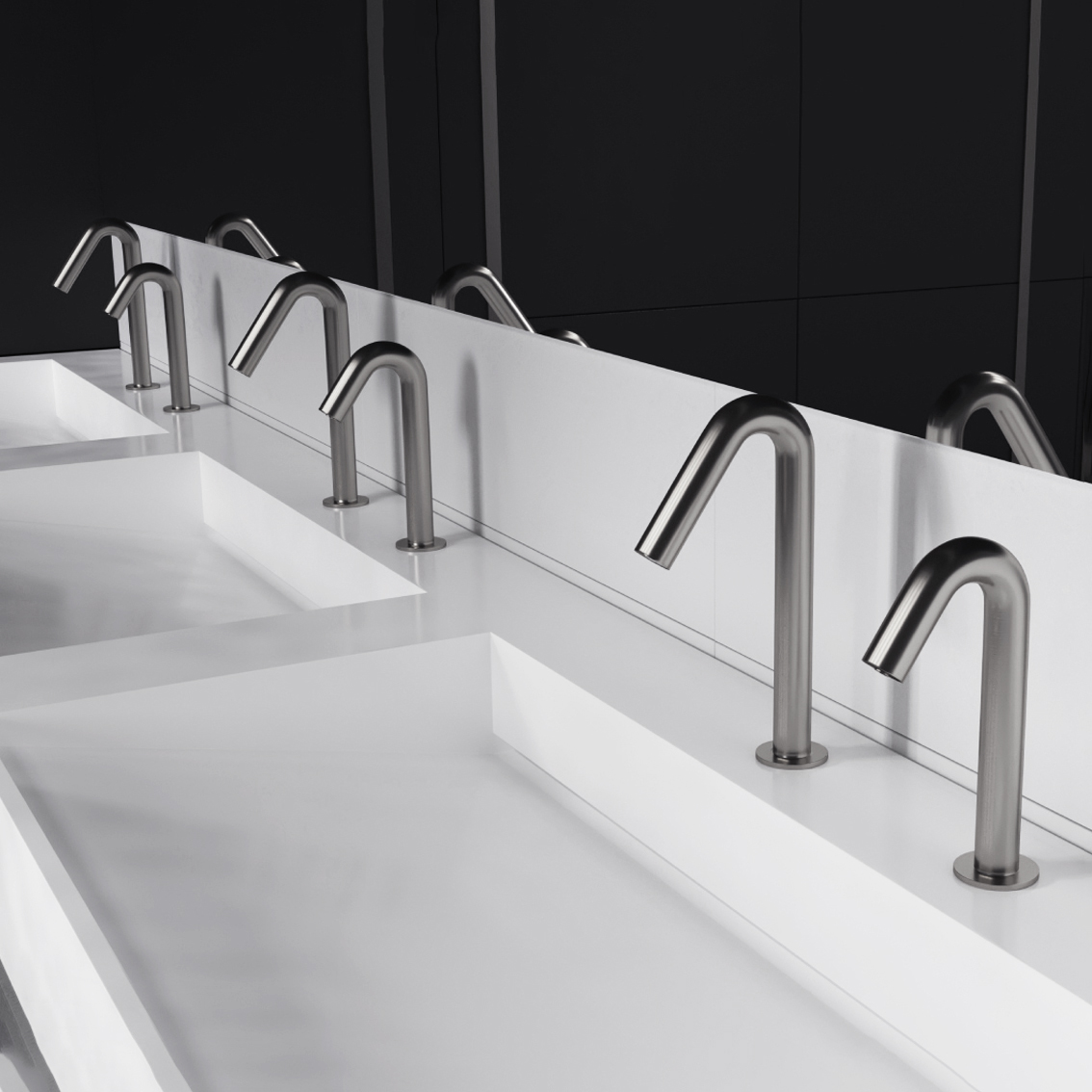 Gallery of Deck-Mounted Touchless Soap Dispensers - 1