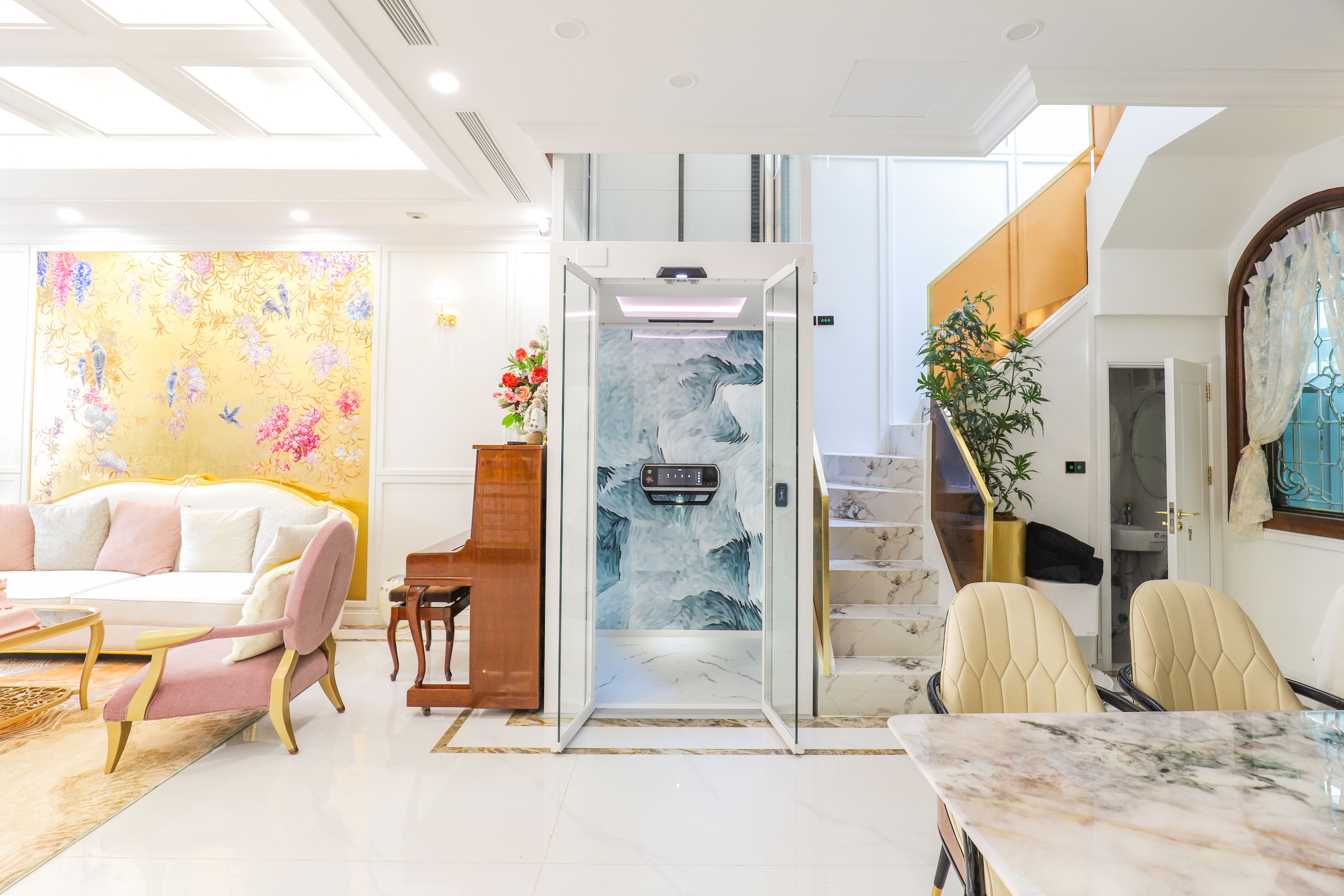 Gallery of Glass Cabin Elevator in a Hanoi Villa - 1