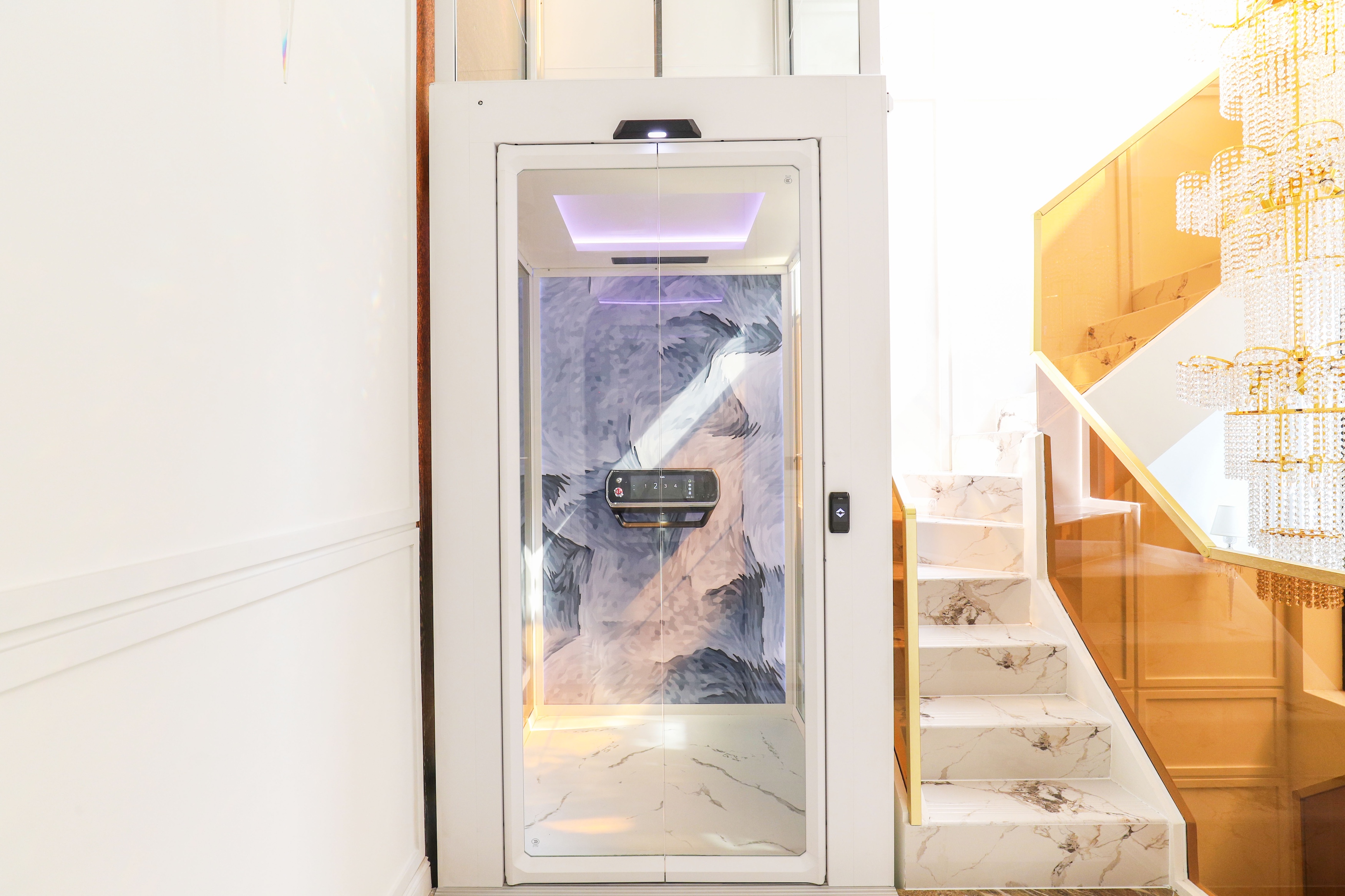 Gallery of Glass Cabin Elevator in a Hanoi Villa - 4