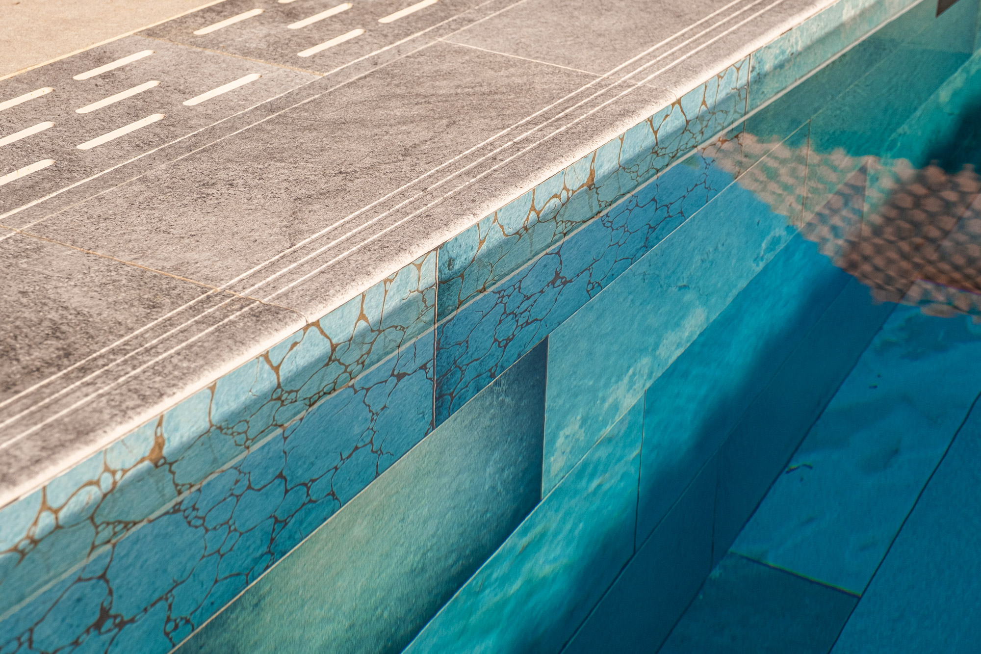 Gallery of Porcelain Swimming Pool Stair Non-Slip - 3