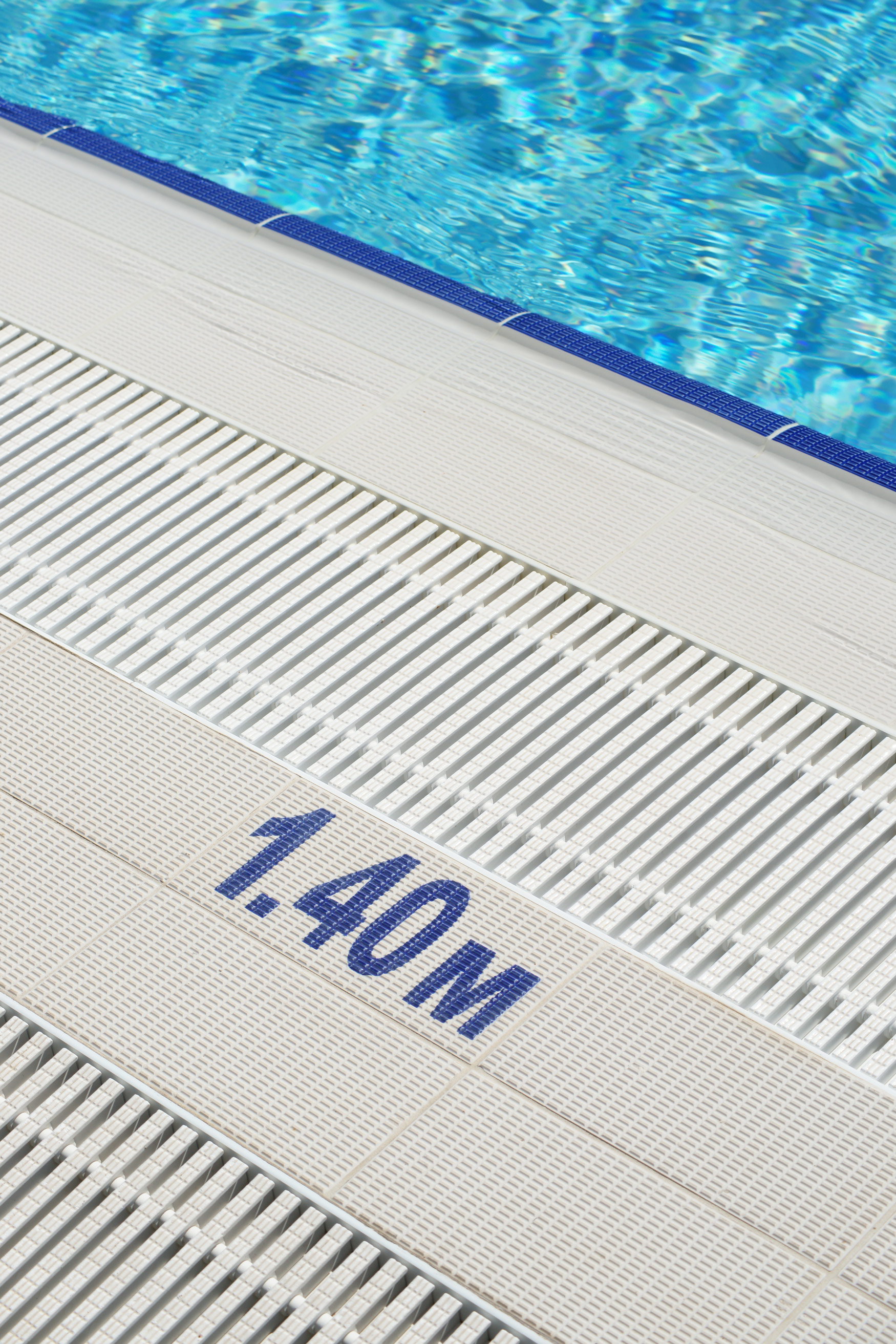 Gallery of Numbers and Symbols in Olympic Series Pool Copings - 1