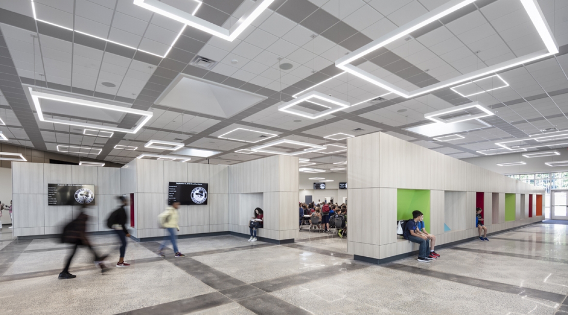 Gallery of LED Patterns at a Little Rock Middle School - 1