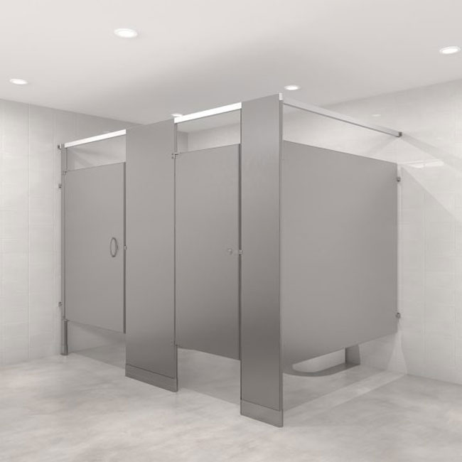 Gallery of Toilet Partitions - Stainless Steel - 5