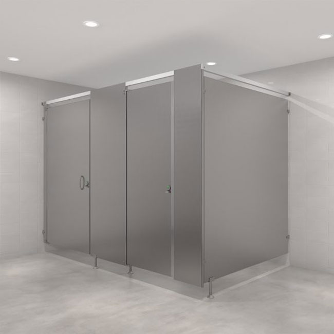 Gallery of Toilet Partitions - Stainless Steel - 6