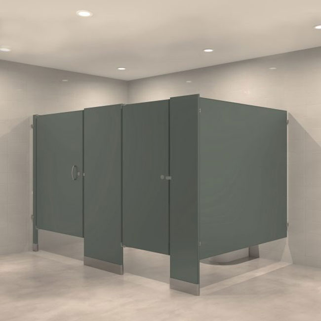 Gallery of Toilet Partitions - Powder-Coated - 16
