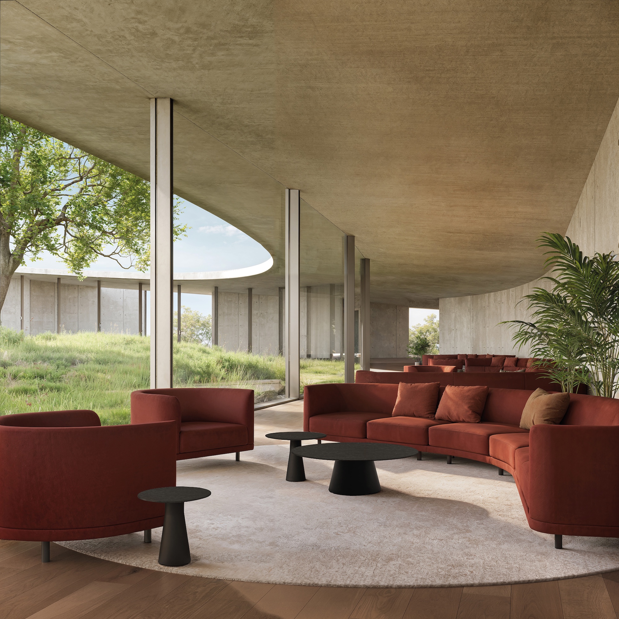 Gallery of Curved Lounge Chairs - 9
