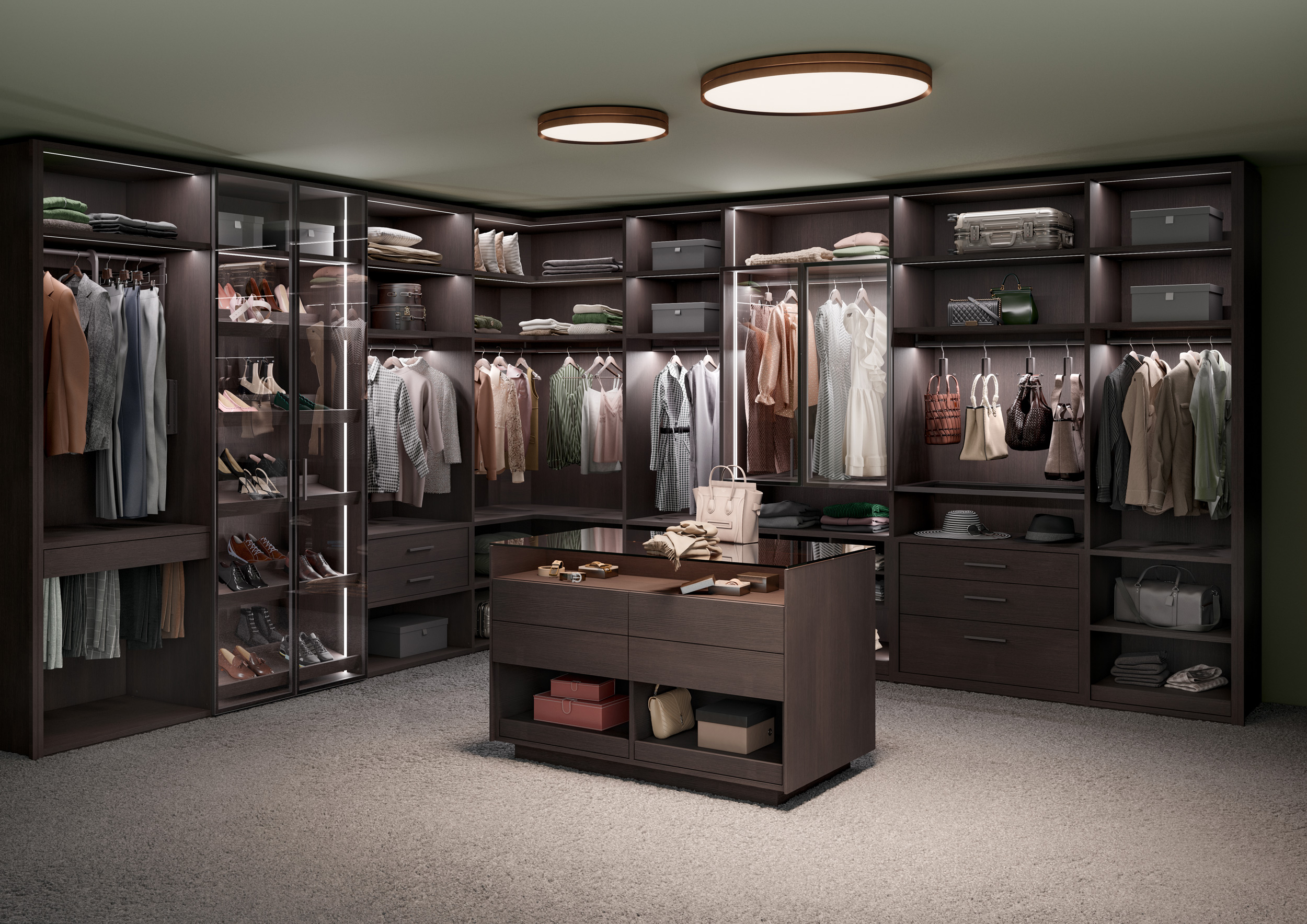 Closet Storage System - Legno from Raumplus