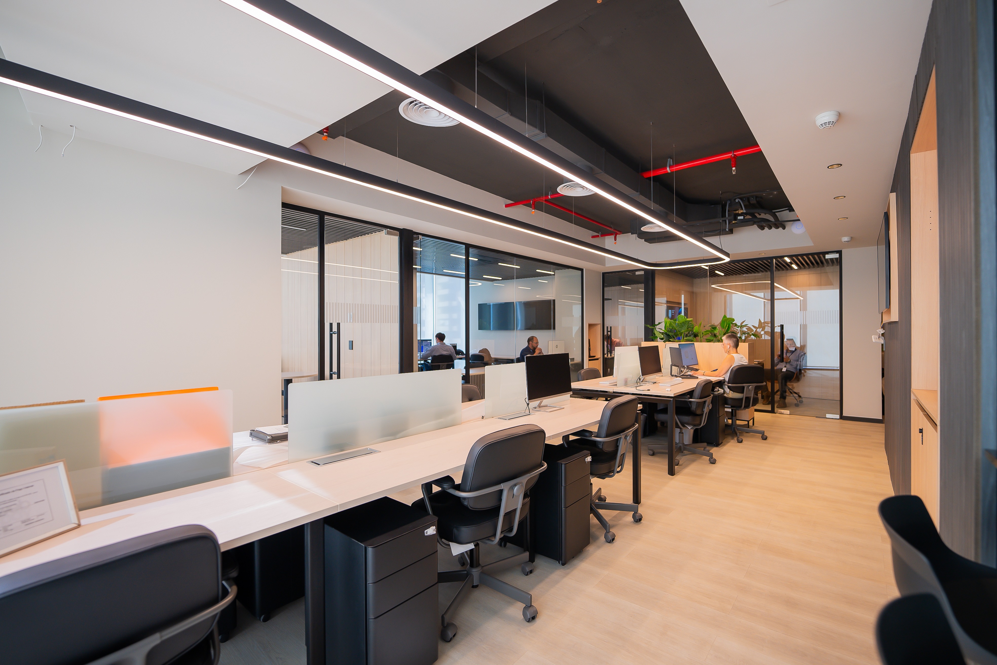 Galeria de Revestimiento tableado Carvalo en diseño de oficinas - 5