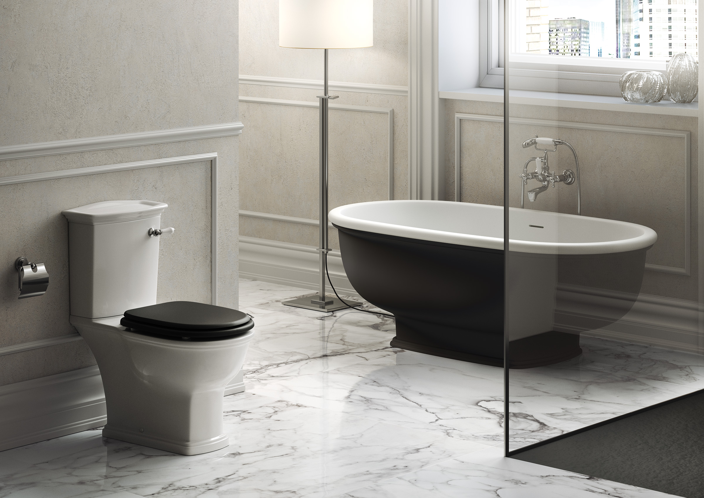 Close Coupled Toilets – Integrated WC Units from Rak ceramics