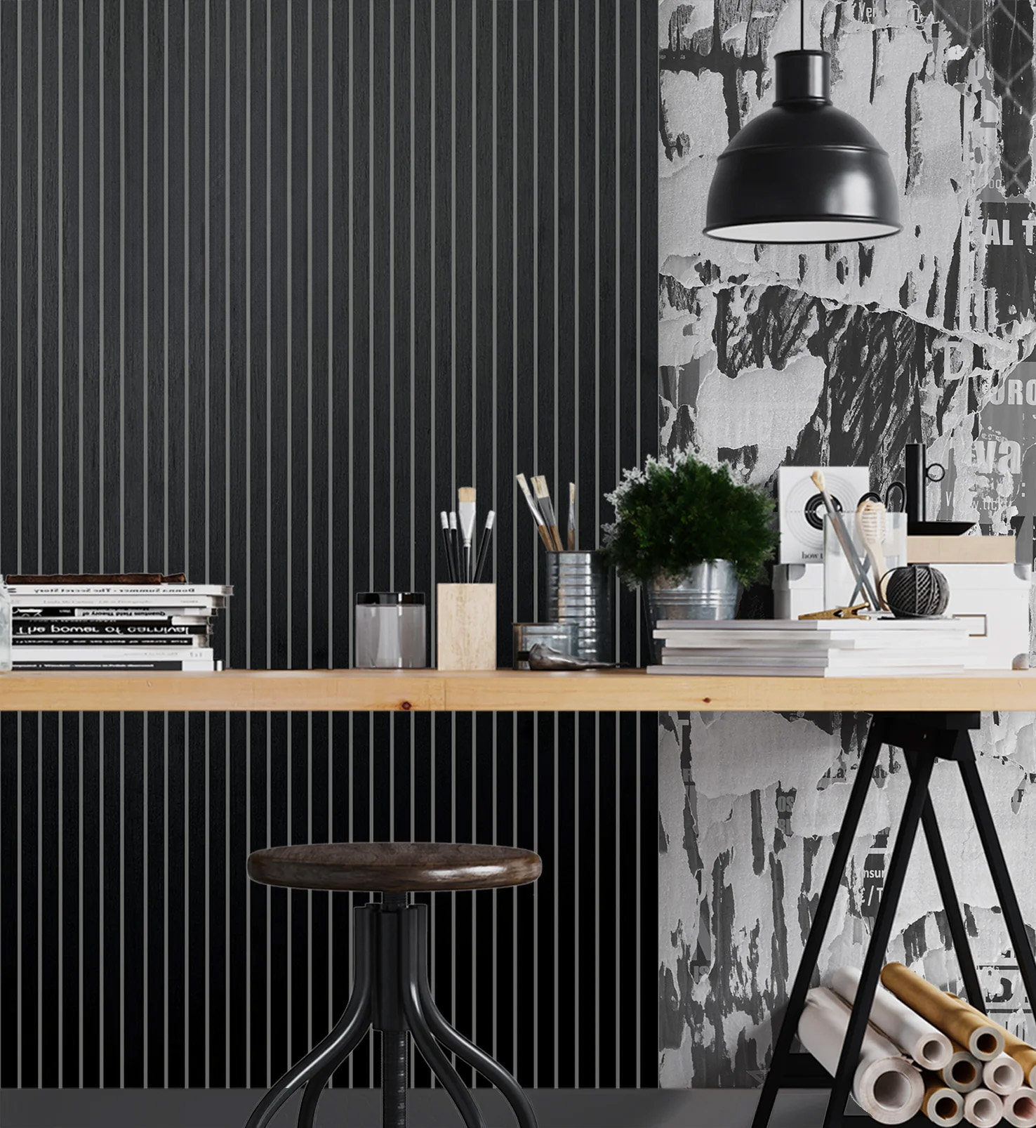 Galeria de Paneles ranurados - The Wall - 9