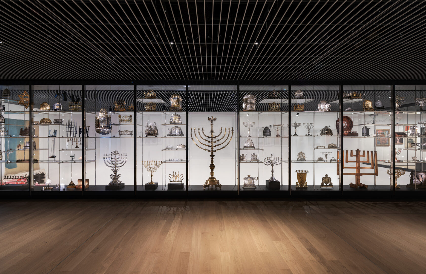 Display Cases at Jewish Museum (NYC) from Goppion