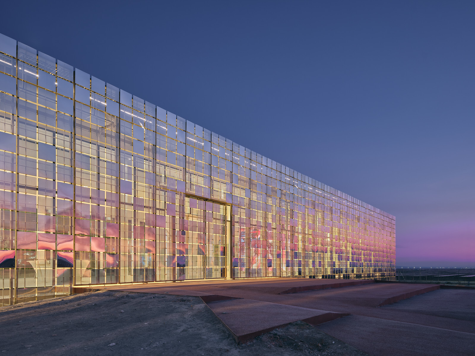 Square Perforated Stainless Steel Panels at Kalyon Karapınar from Kasso
