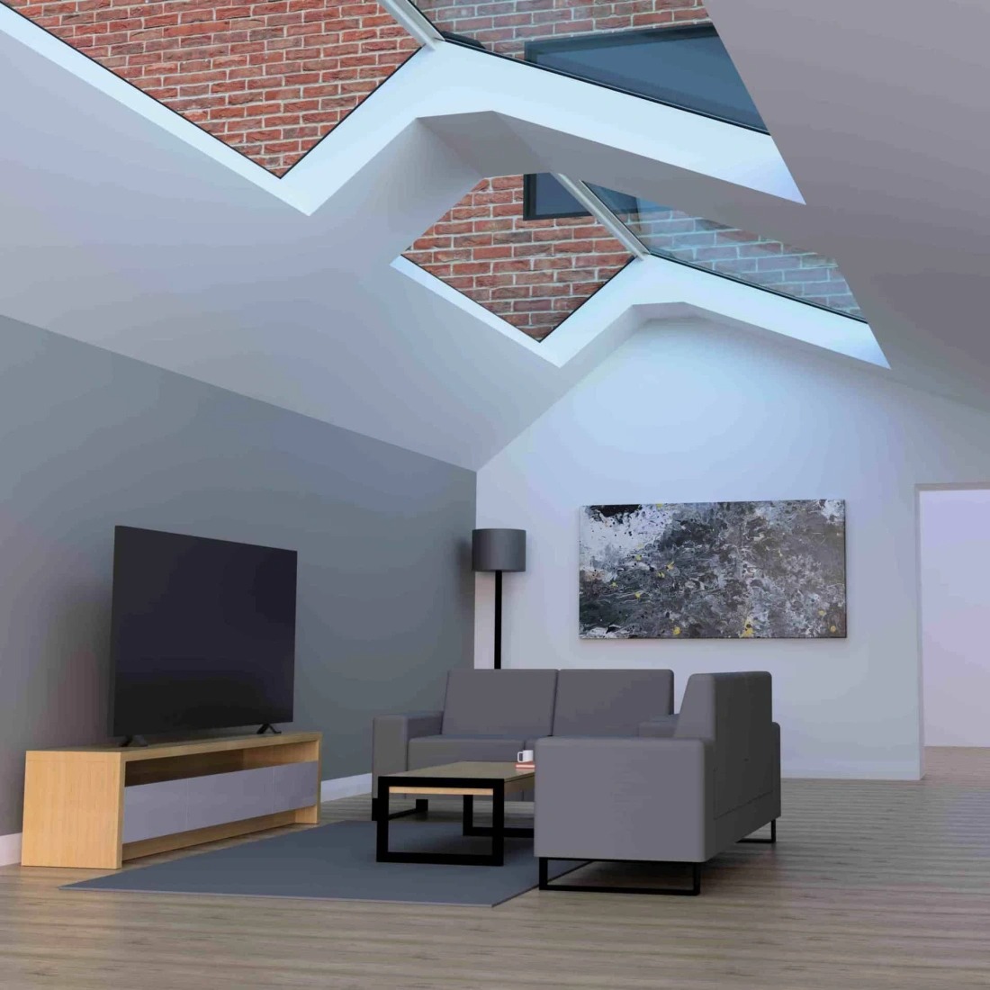 Fixed PitchRidge Roof Window from Glazing Vision