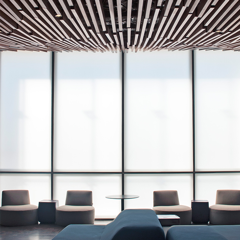 Modular Illuminated Ceiling Systems - LIGHTFRAME from SEFAR Architecture