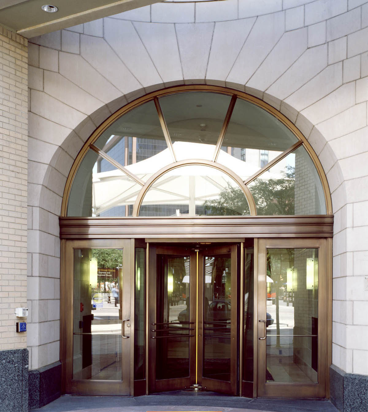 Gallery of Bronze Doors - Formed Bronze Balanced Doors - 2