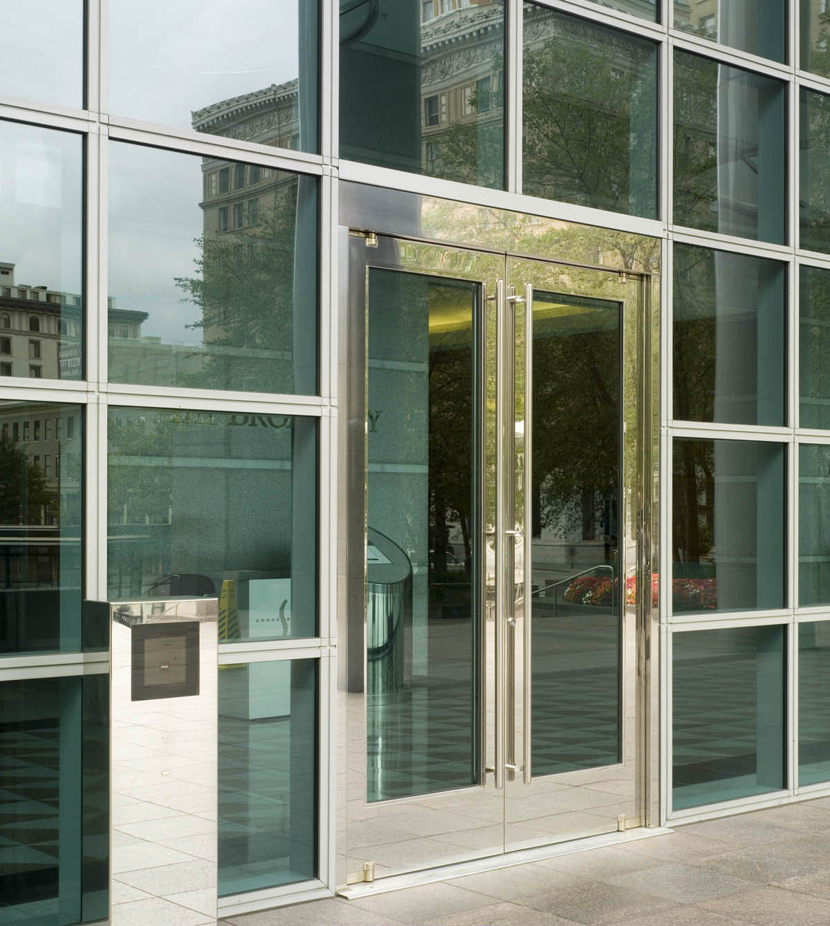 Gallery of Metallic Doors - Formed Stainless Steel Balanced Door - 2