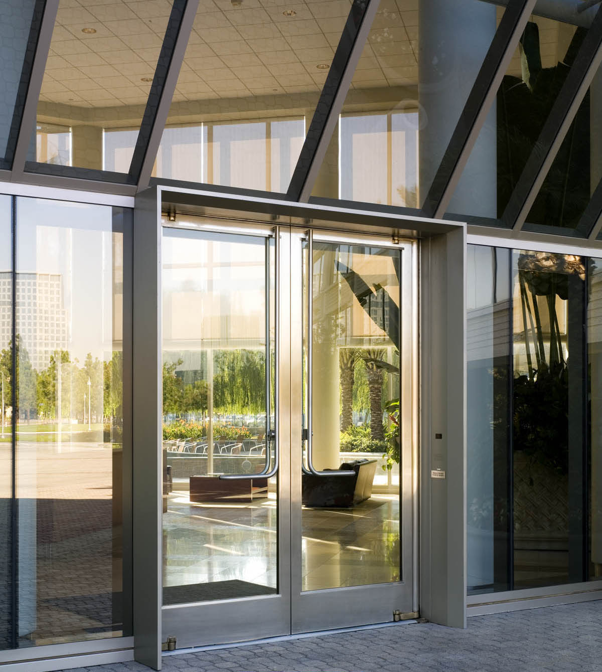 Gallery of Metallic Doors - Formed Stainless Steel Balanced Door - 5