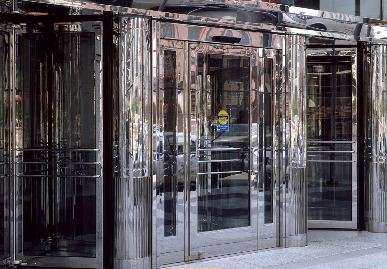 Gallery of Metallic Doors - Formed Stainless Steel Balanced Door - 4