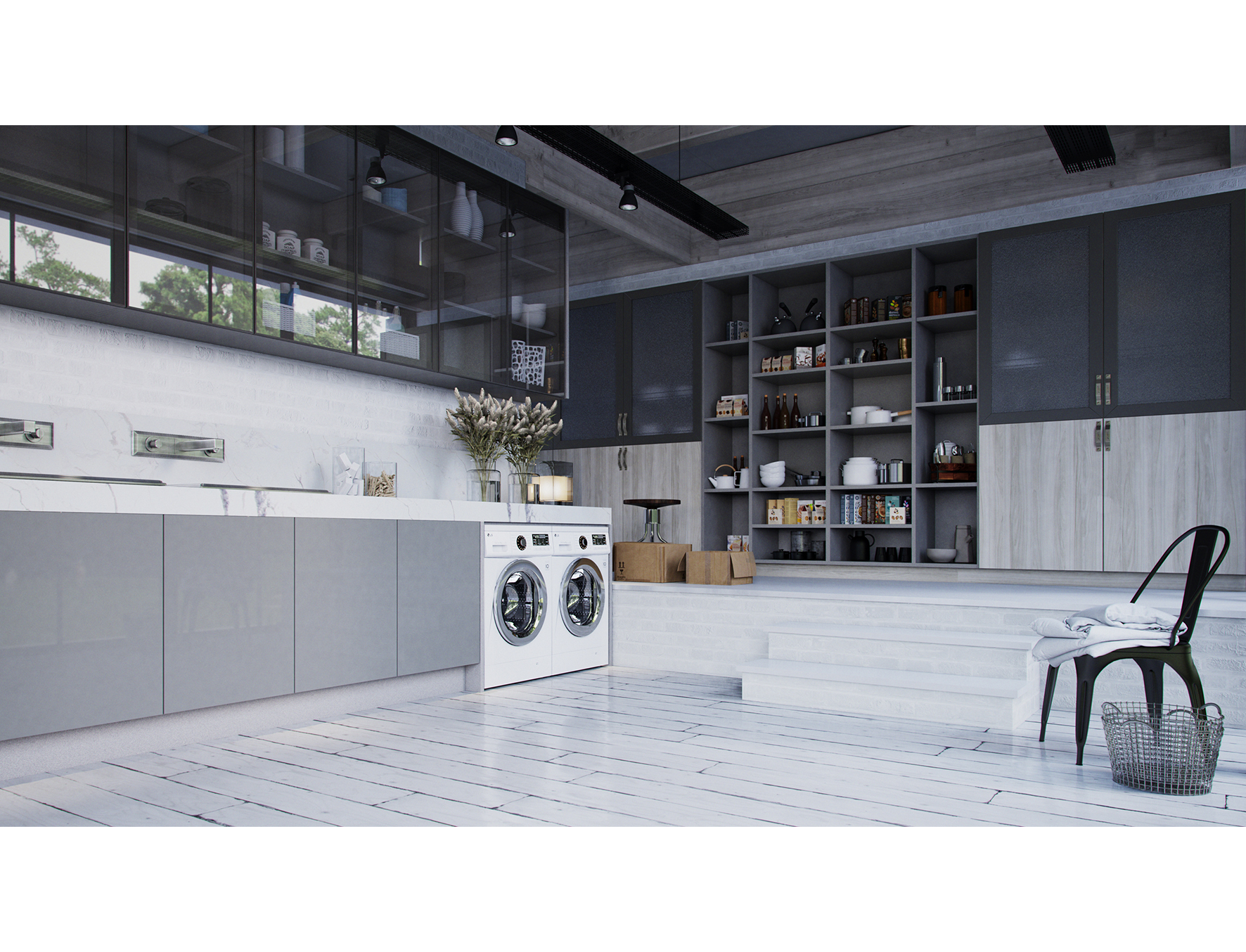 Muebles y complementos para Lavanderías de Todeschini