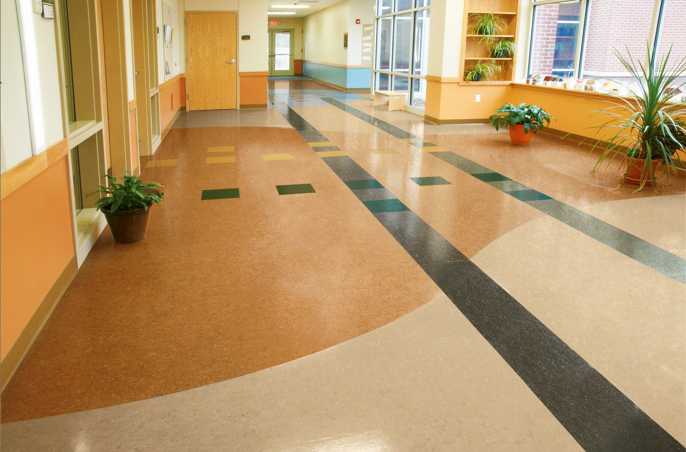 Galeria de Piso Linóleo en Rollo con Protección PUR / Marmorette 2,5mm - 2